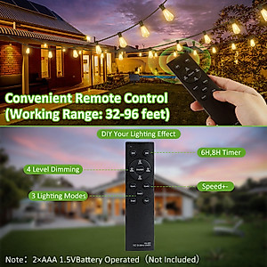 Kondras ST38 Solar String Lights 34FT