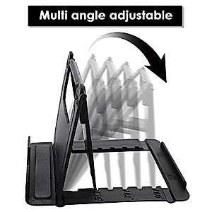 TIESOME 6Pcs Foldable Cell Phone Stand, Multi-Angle Pocket Phone Stand Portable Universal Desk Stand for All Mobile Smart Phone Tablet Display