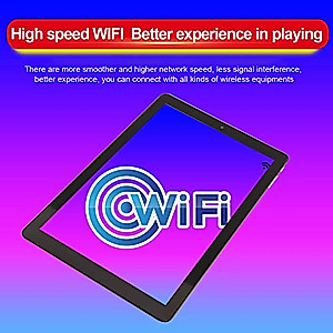 Kids Tablet, 10in LED Screen IPS HD Display Tablet 32G Memory Large Capacity 8 Core Processor 5G WiFi Dual Band Toddler Tablet for Video US Plug 100 to 240V (US Plug)