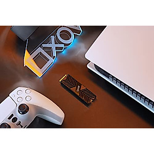 Lexar Professional 2TB NM800 PRO with Heatsink M.2 2280 PCIe Gen4x4 NVMe SSD, Read Speeds Up to 7500MB/s, for Gamers and Creators (LNM800P002T-RN8NG) Solid State Drive