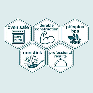 Chicago Metallic Non-Stick Toaster Oven Bakeware Set, 4-Piece, Carbon Steel