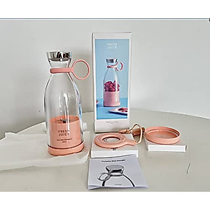 OTPEIR Personal Size Blender, Portable Blender, Battery Powered USB Blender (Pink)