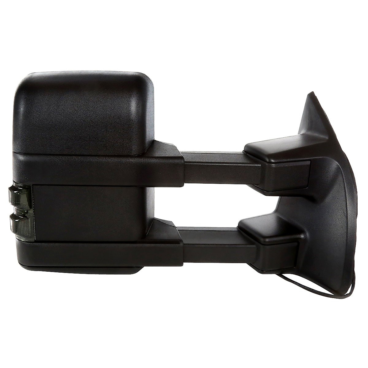 AutoShack Passenger Towing Mirror Power Black Textured Heated Manual Folding Replacement for 2001-2005 Ford Excursion 2003-2016 F-250 Super Duty F-350 Super Duty 6.2L 6.4L 6.7L 4WD RWD KAPFO1321342S