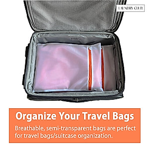 4 Pack Mesh Laundry Bags for Delicates 12inx16in, Delicate Laundry Bag with Sturdy Anti-Rust Zipper, Mesh Laundry Bags for Lingerie, Bra, Underwear, Sneakers, Socks, Breathable Fine Net, Laundry Club