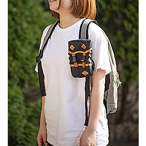 セトクラフト(Seto Craft) Setocraft Pass Pouch Backpack with Carabiner Hook for Commuter and Transportation Card Slot, Size: 4.9 x 1.4 x 7.1 inches (12.5 x 3.5