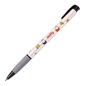 Dong-a Miffy Grip Oil Based Ink Ball Point Pen 0.38mm Excellent Writing (Black-pack of 24)