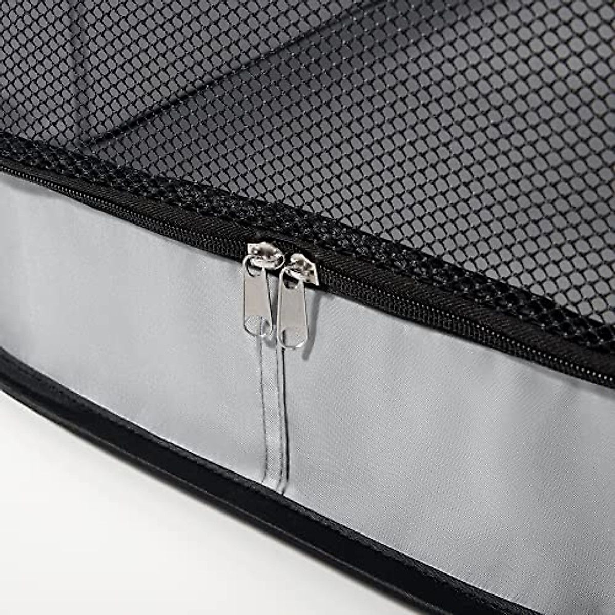 Love's cabin 36in Portable Large Dog Bed - Pop Up Dog Kennel, Indoor Outdoor Crate for Pets, Portable Car Seat Kennel, Cat Bed Collection, Grey