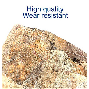 320 FT Jewelry Cord, Elastic Bracelet Rope Crystal Beading Cords, Transparent and Shiny Elastic Beaded Line, Can Easily Pass Through Beaded Jewelry, Suitable for DIY Jewelry Making, Bracelet Making