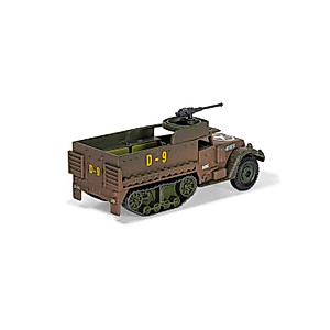 Corgi Diecast M3 Half Track Normandy D-Day WWII Military Legends in Miniature Fit The Box Scale CS90631