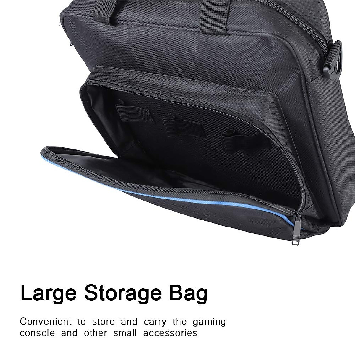 Protective Bag for PS4 Slim Portable Protective Bag Anti-Shock Dustproof Case Carrying Bag Travel Handbag for PlayStation4 PS4 Slim