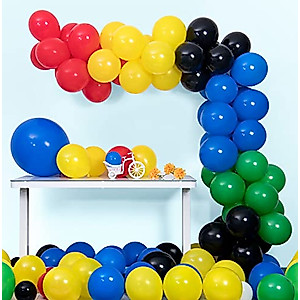 Ponamfo Red Balloon Arch Kit - 120Pcs 18"+12"+10"+5" Red Mette Balloons Garland Kit Different Size as Birthday Party Balloons Gender Reveal Balloons Baby Shower Balloons Wedding Anniversary