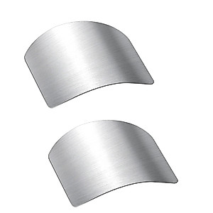 2 Packs Stainless Steel Finger Guards ,Cutting Knife Cutting Protector ,Kitchen Tool Guard Finger Protector For Slicing and Chopping