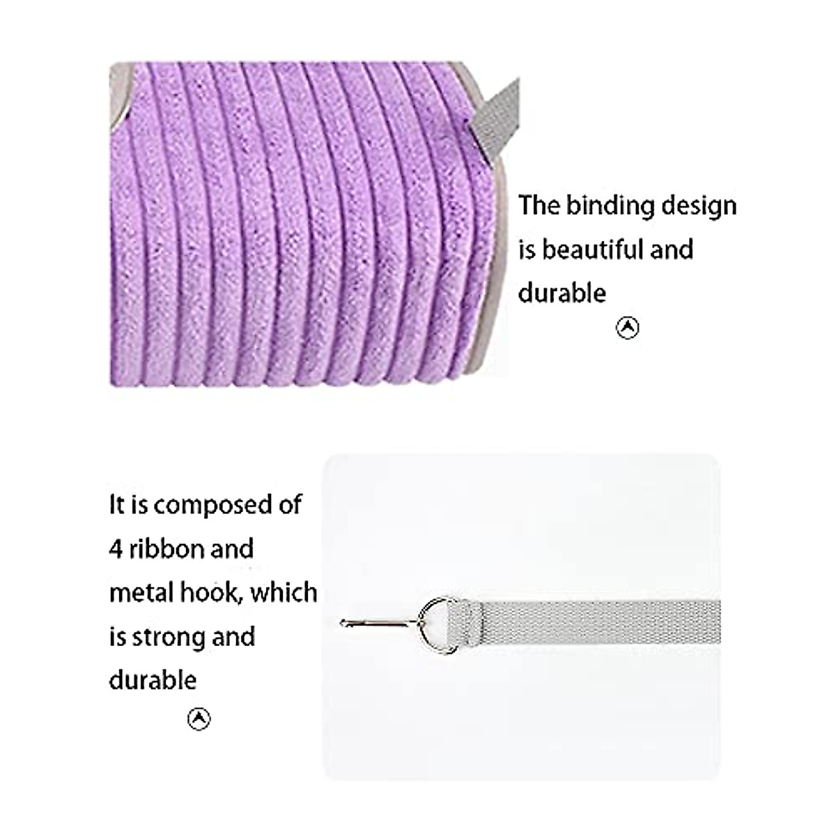 QIPINPU Ferret Hammock for Small Animals, Hanging Tunnel Tube Rat Toy (Purple)