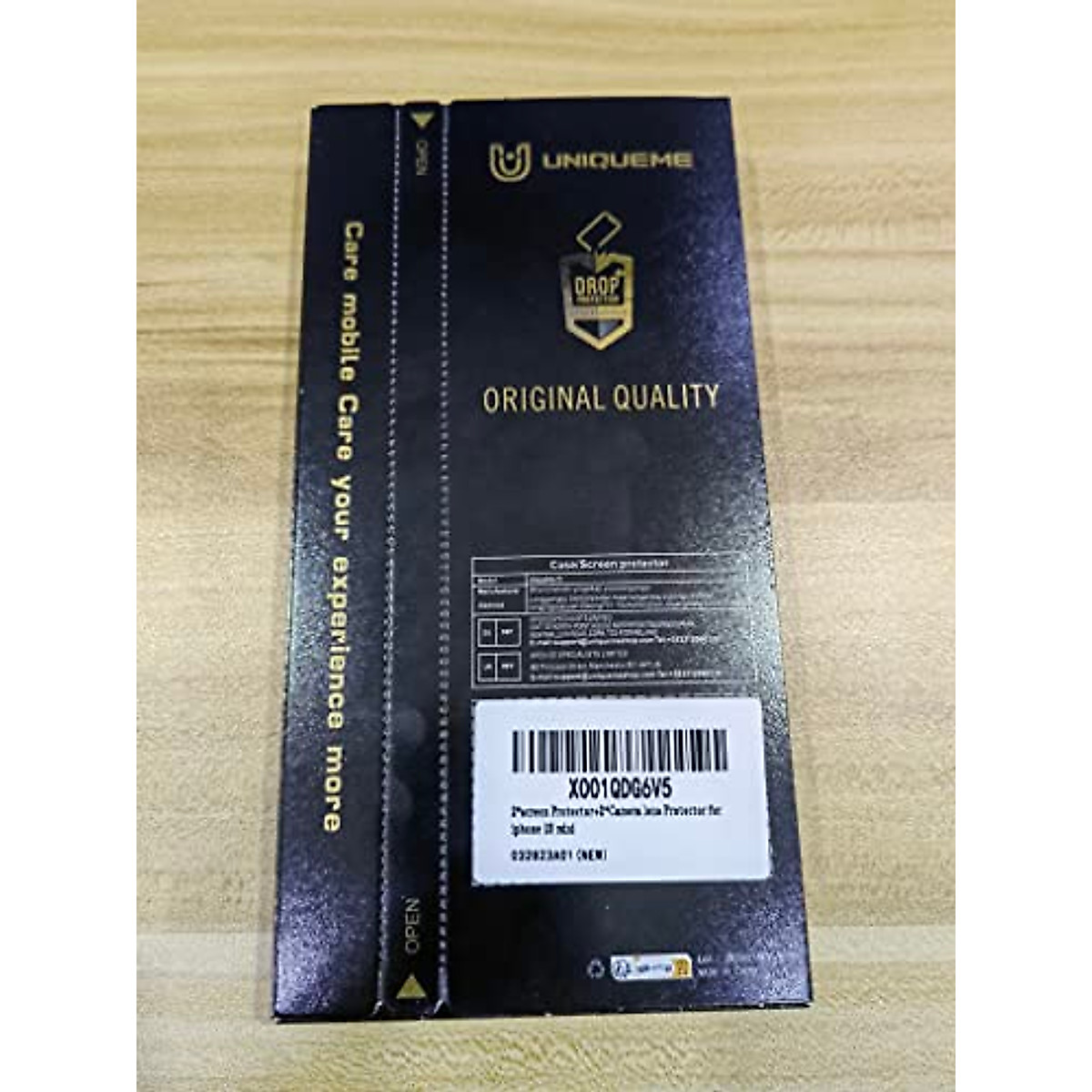 UniqueMe for iPhone 15 Screen Protector - 2 Pack