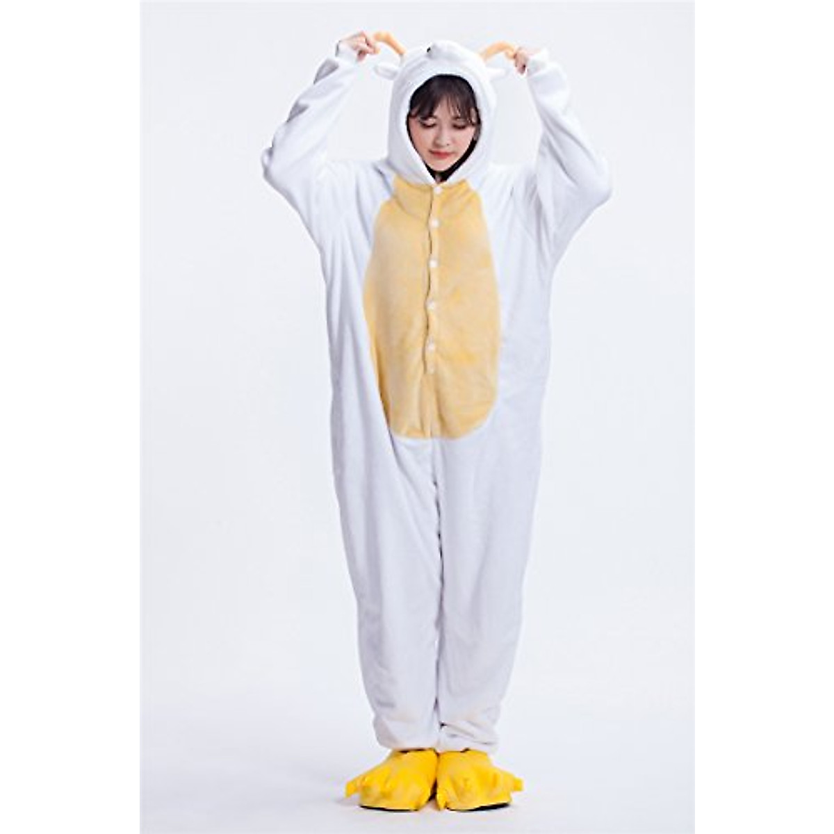 Adult Kigurumi Anime Cosplay Outfit Pajamas Romper Sheep L