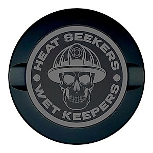 First Responders: Fire | Snus Can | Snus Container | Zyn Metal Can | Metal Zyn Container | Zyn Holder | Metal Snus Container | Smell Proof Container | Aluminum Zyn Container (Black)