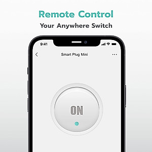 KMC Smart Plug Mini 4-Pack, Wi-Fi Outlets for Smart Home, Remote Control Lights and Devices from Anywhere, No Hub Required, ETL Certified, Works with Alexa and Google Home