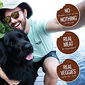 Smart Cookie All Natural Dog Treats - Healthy Skin & Coat Salmon Dog Treats - Ideal for Sensitive Stomachs or Itchy, Allergic, Dry Skin - Dehydrated, Crunchy, Human-Grade, Made in USA - 8oz, Pack of 1