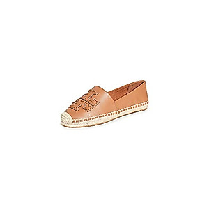 Tory Burch Women's INES Espadrille, Tan/Tan/Spark Gold, 8.5 Medium US