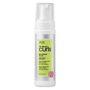 All About Curls Boosting Foam | Lightweight Definition Hold | Curly Hair Products | Volumizing Extra Fullness & Body | All Curly Hair Types | Vegan & Cruelty Free | Sulfate Free | 6.7 Fl Oz
