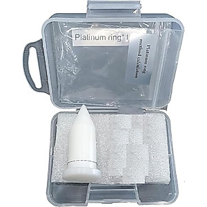 VTSYIQI Liquid Surface Tension Meter Platinum Ring Loop Pt Loop Platinum Ring Method with Platinum Ring Method 0.185mm Ring Radius 9.55mm for Surface Tensiometer Interfacial Tensiometer