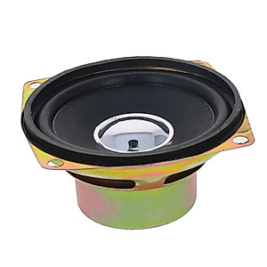 Heyiarbeit 2Pcs 5W 8 Ohm DIY Magnetic Speaker Audio Speakers 66mm Diameter Round Shape Replacement Loudspeaker