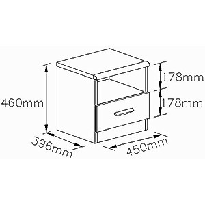 Bedside Table Bedroom Bedside Table, Bedside Table Bedside Table Furniture Modern Bedroom Locker Living Room Furniture 45 * 39.6 * 46cm Lovely Little Bedside Cabinet