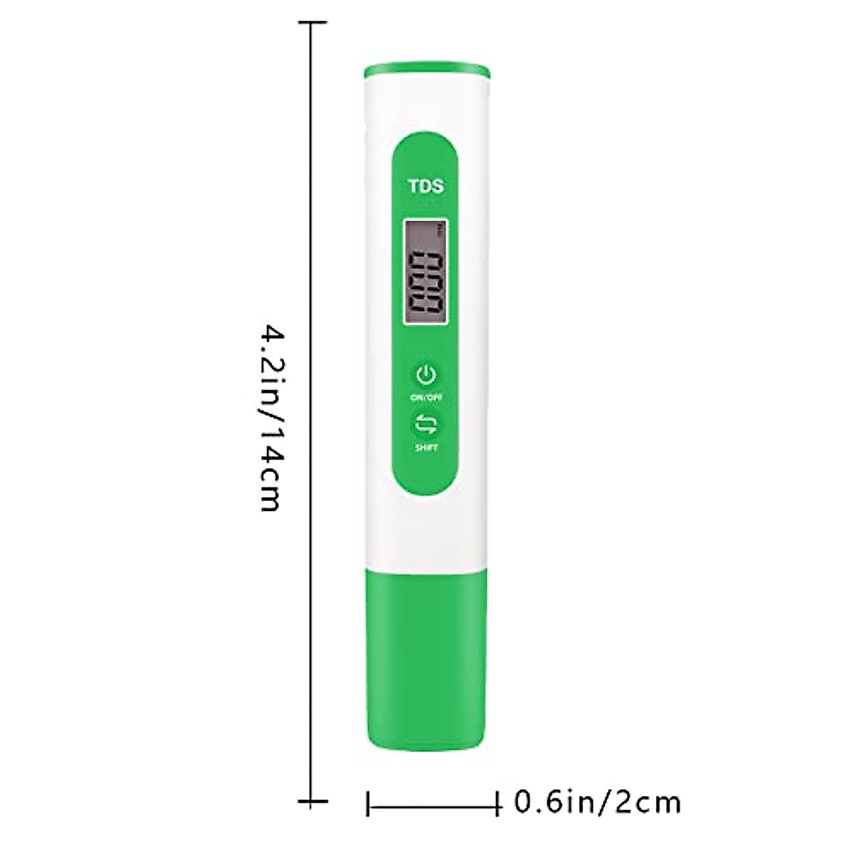 TDS Meter Tester, TDS Water Tester LCD Pen Quality with 0-9990 PPM Measurement Range Portable for The aquaculture Industry Hospitals Swimming Pools Household tap Water Quality Testing