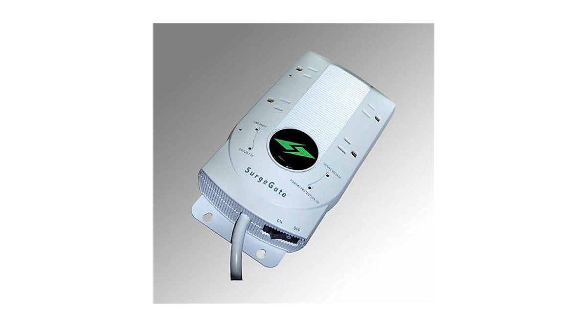 SurgeGate 4 Outlet AC Power Strip for Home & Office