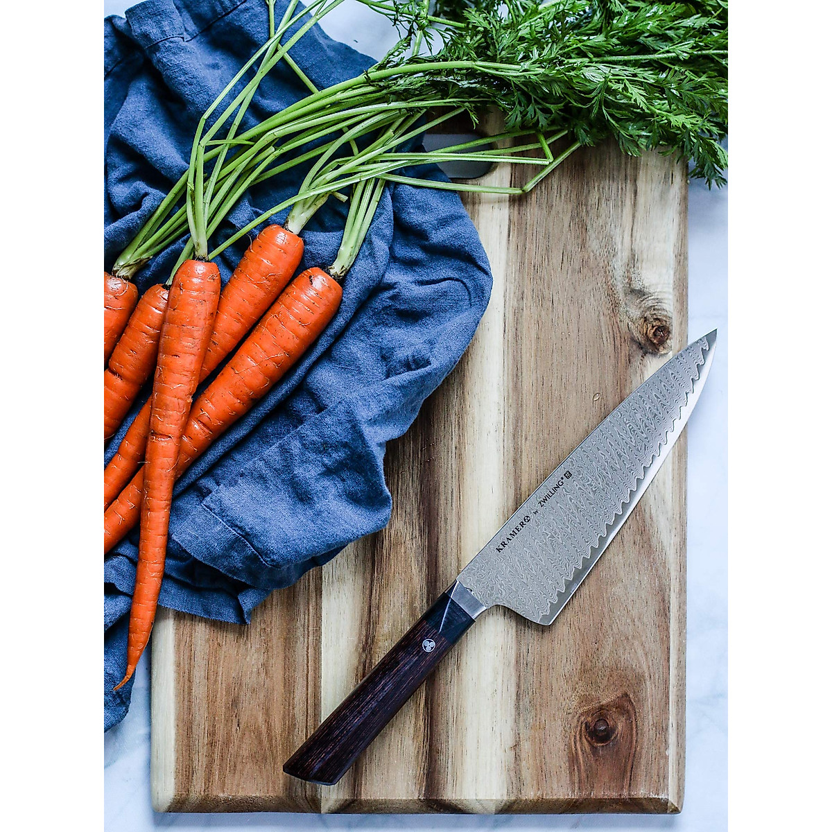 ZWILLING J.a. Henckels Kramer By Meiji 8" Chef's Knife, 0.6 Lb, Silver