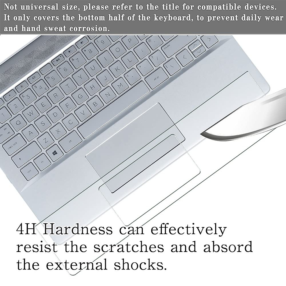 Puccy 2 Pack Keyboard TouchPad Film Protector, compatible with ASUS ProArt StudioBook H5600 H5600QM 16" Laptop TPU Trackpad Guard Cover Skin (Not Tempered Glass Screen Protectors)