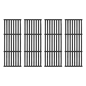 Cast Iron Grill Grates Replacement Parts for Broil King Baron 440 320 340 420 440 S440 490 S320, 9221-64, Huntington 6023-89, 6020-54, 6020-57, 2122-64, 2122-67 Grates, Broil-Mate 7120-64 Parts,4 Pack