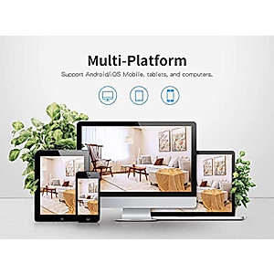 RUSFEIDA Smartbulb360 Security Camera, 360 Degree Panoramic Indoor/Outdoor Wireless IP WiFi Camera for Baby/Pet/Nanny/Elder/Home, Color Night Vision, Motion Detection, Two Way Talk, E27 Light Socket