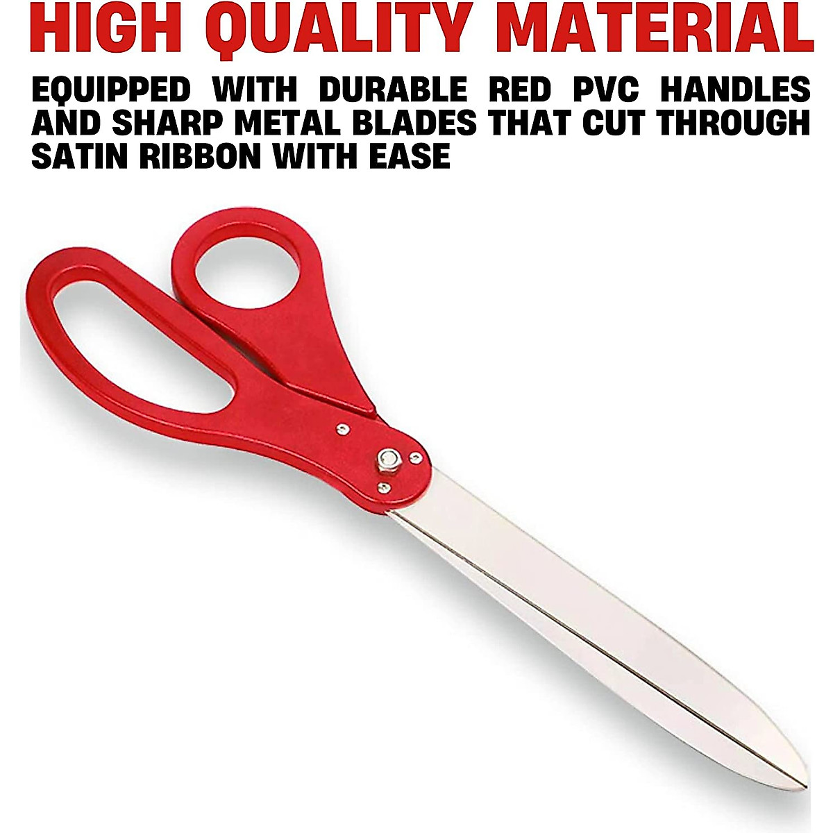 25" Giant Scissors for Ribbon Cutting Ceremony Big Ribbon Cutting Scissors for Special Events and Ceremonies Heavy Duty Scissors Giant Ribbon Cutting Scissors for Inauguration Ceremonies Special Event