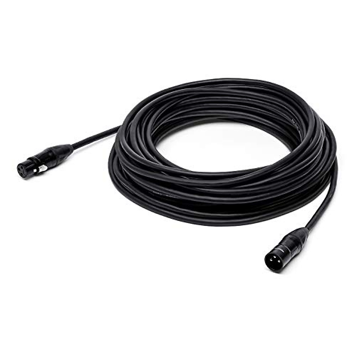 Amazon Basics XLR 4-Conductor Star Quad Balanced Microphone Cable - 50-Foot, Black