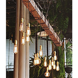 Bulbrite LED ST18 Dimmable Medium Screw Base (E26) Light Bulb, 60 Watt Equivalent, 2200K, Antique