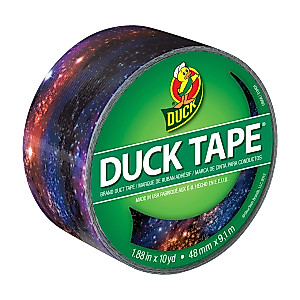 Duck Brand Duck Printed Duct Tape, 6-Roll, Galaxy (283039_C)