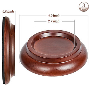 Piano Caster Cups Grand Piano Caster Cups Wood coasters Cups Piano Caster Pads for Grand Piano
