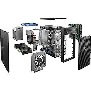 PCSP Precision 3640 Tower Workstation, Intel Xeon W-1270P 8-Core 3.80GHz (5.10GHz Turbo), 1TB NVMe M.2 SSD, Intel UHD Graphics P630 (2X Display Ports), Windows 11 Pro (Renewed) (64GB DDR4)