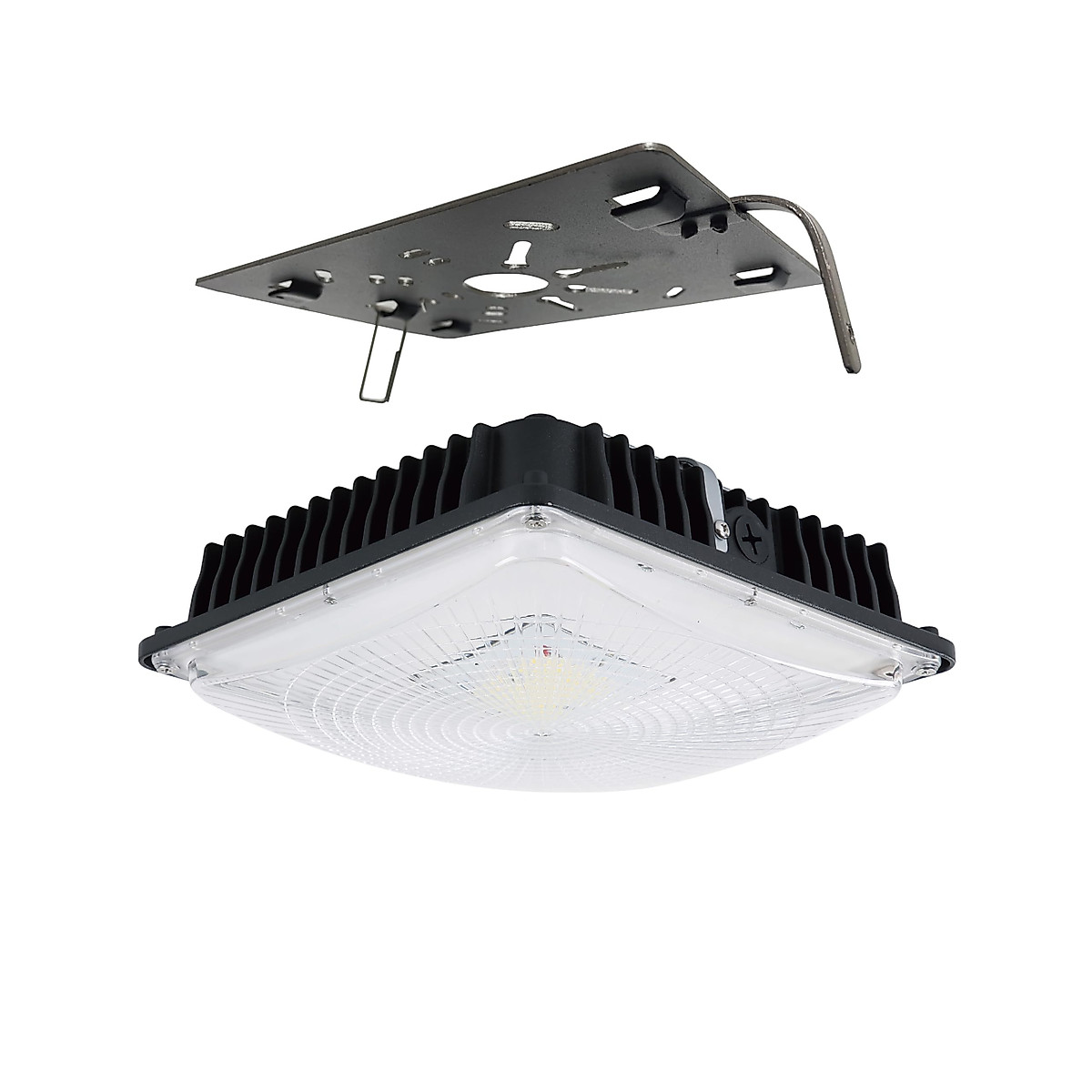 NEW SOONLED LED Canopy Light 45W, AC100-277V,5400Lumens 5000K, ETL & DLC Listed 5-Year Warranty,Waterproof IP65 Canopy LED Light, Square LED Canopy Lights Outdoor