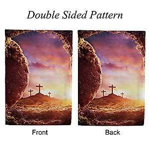 My Little Nest Seasonal Garden Flag Easter Day Sunrise Vertical Garden Flags Double Sided for Home Farmhouse Yard Holiday Flag Outdoor Decoration Banner 12"x18"