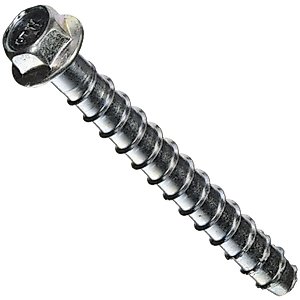 Simpson Strong Tie THD50500H 1/2" x 5" Titen HD Heavy Duty Screw Anchor for Concrete/Masonry 20 per Box