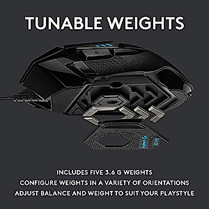 Logitech G502 Hero Wired Gaming Mouse + G Pro X Gaming Headset Bundle - Black