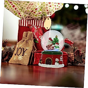 Christmas Crystal Ball Box christmas desk decoration snow globe for snow globe with music gifts Christmas music box xmas snow globes child lantern winter Glass Snow Globe