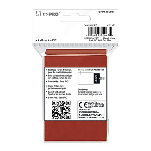 Ultra Pro Sleeves Small 60 D10 Card Game (Red)