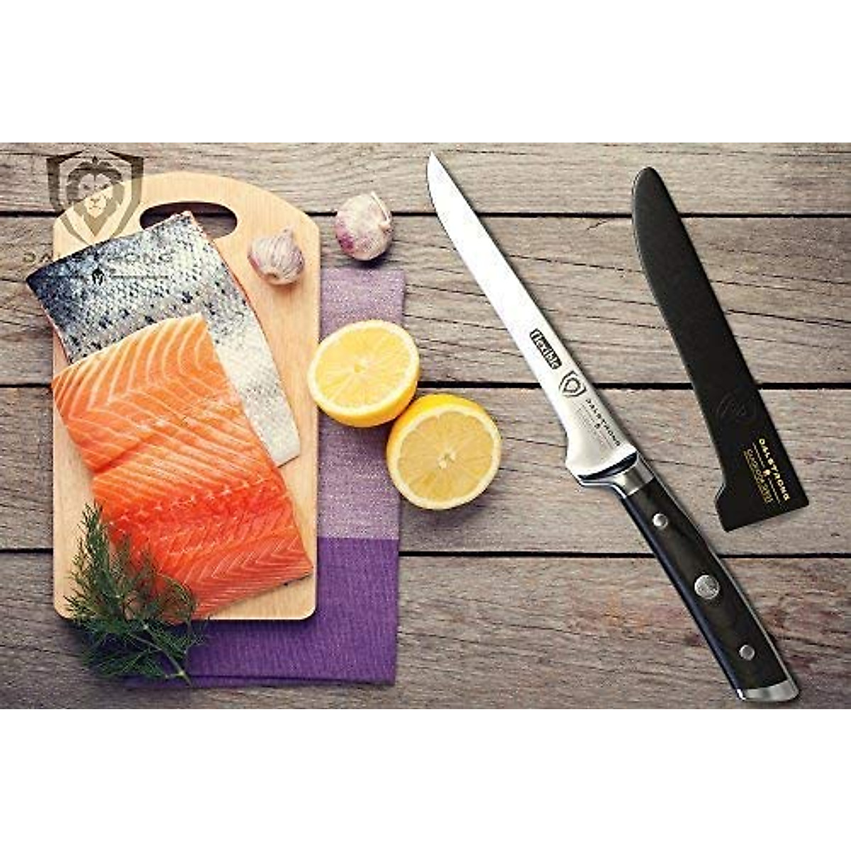 The Gladiator Series Butcher Bundle - The Gladiator Series 12" Slicing & Carving Knife (Granton Edge) Bundled with The Gladiator Series 6" Boning Knife
