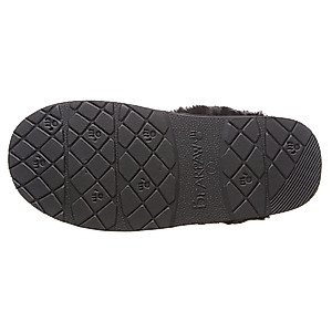 BEARPAW Women's Loki Vegan Slipper Black 9.5