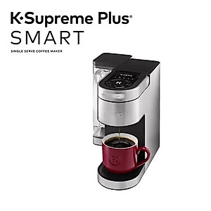 Keurig Supreme Plus Smart Single Serve K-Cup Pod Coffee Maker, 78 oz removable water reservoir, Stainless