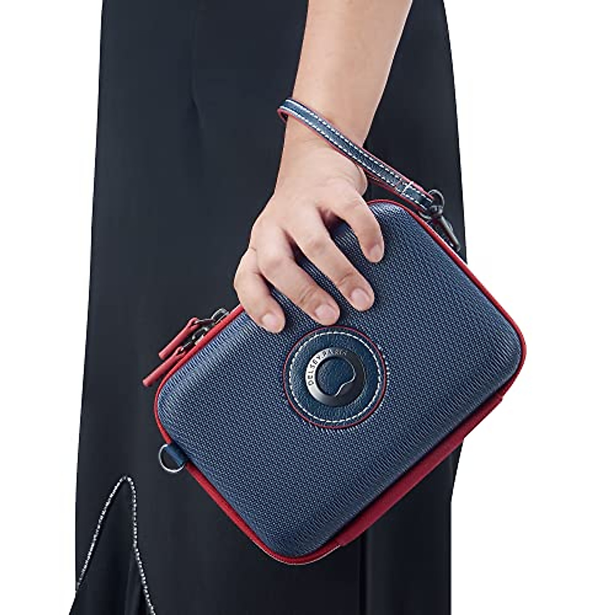 DELSEY Paris Women's Chatelet 2.0 Clutch and Crossbody Bag, Navy, One Size