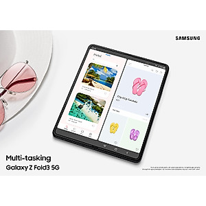 SAMSUNG Galaxy Z Fold 3 5G Cell Phone, Factory Unlocked 2-in-1 Android Smartphone Tablet, 256GB, 120Hz, Foldable Dual Screen, Under Display Camera, US Version, Phantom Black